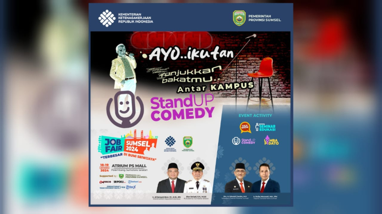 LOMBA STAND UP COMEDY ANTAR UNIVERSITAS SE KOTA PALEMBANG