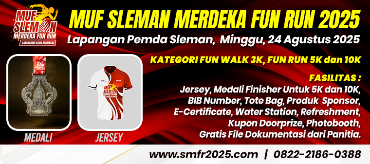 MUF Sleman Merdeka Fun Run 2025