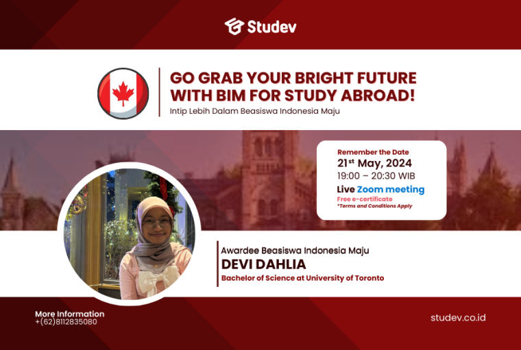Studev Talk Go Grab Your Bright Future With BIM for Study Abroad!