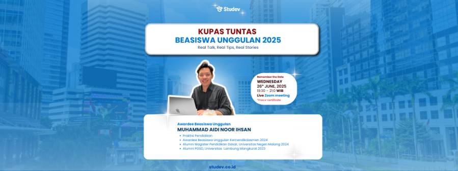 Studev Talk Kupas Tuntas Beasiswa Unggulan 2025