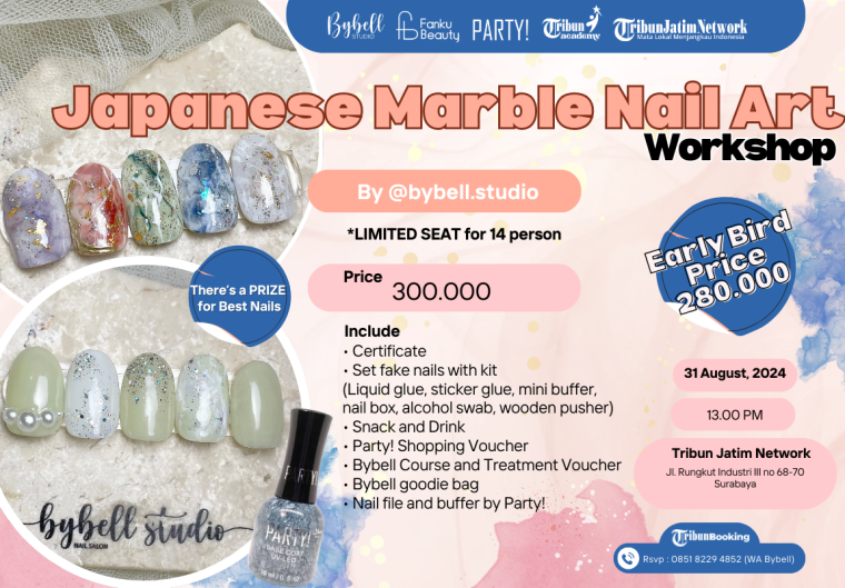 Tribun Academy - Japanese Marble Nail Art Workshop