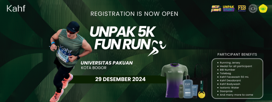 UNPAK 5K FUN RUN Powered by Kahfest FEB UNPAK