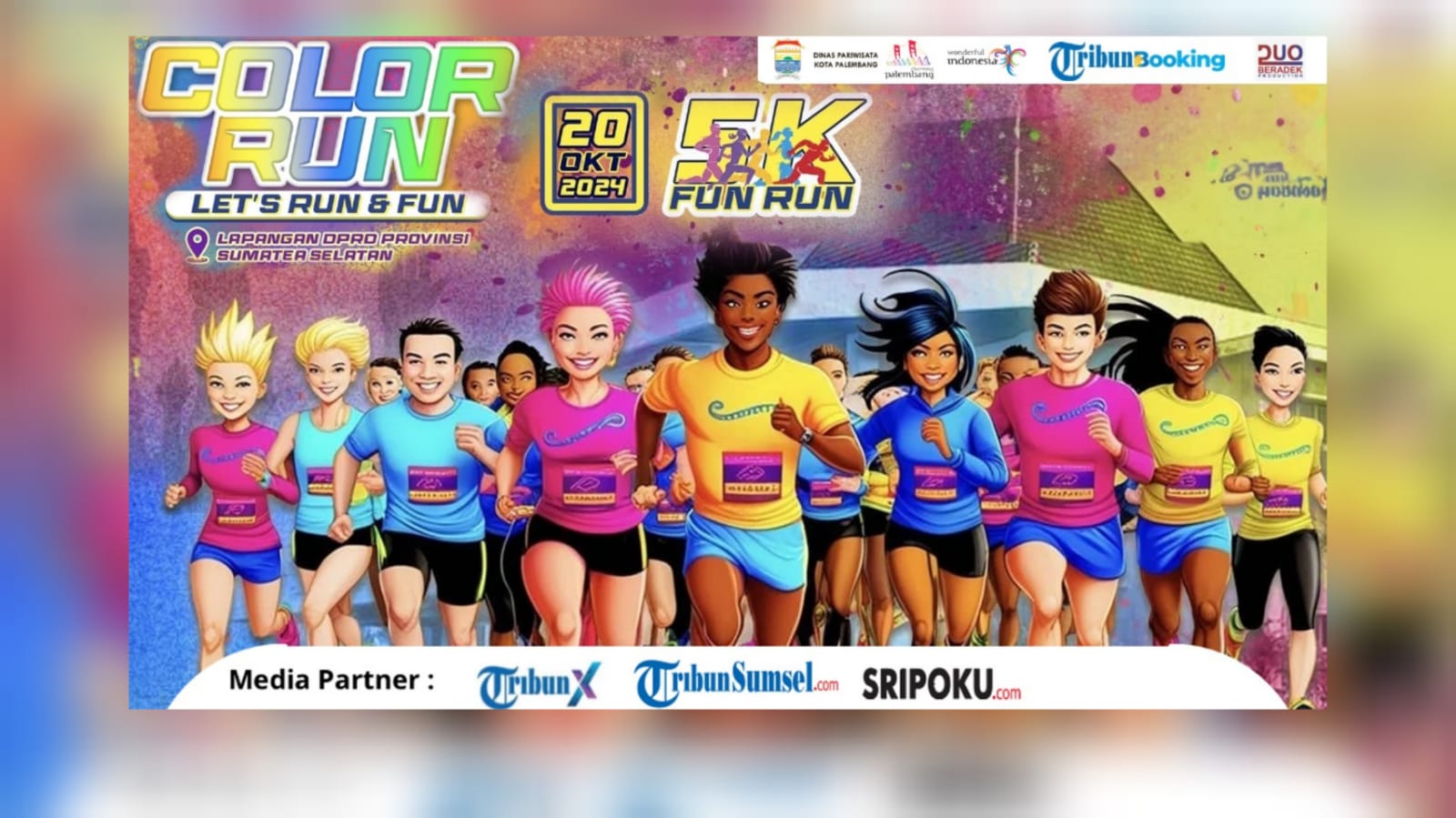 COLOR RUN LETS RUN & FUN